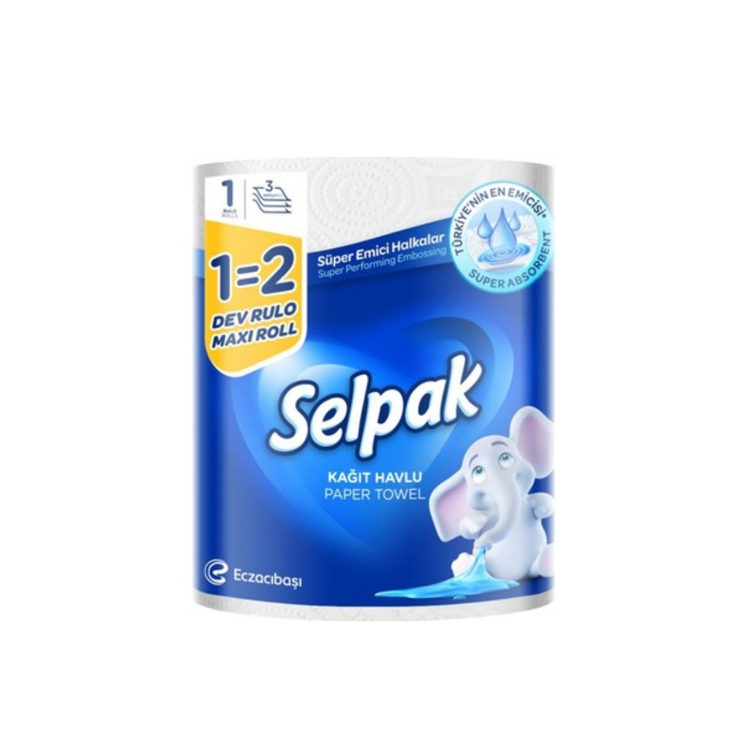 Selpak Towel Maxi Roll 1=2 - Halil Store | Authentic Turkish Foods ...
